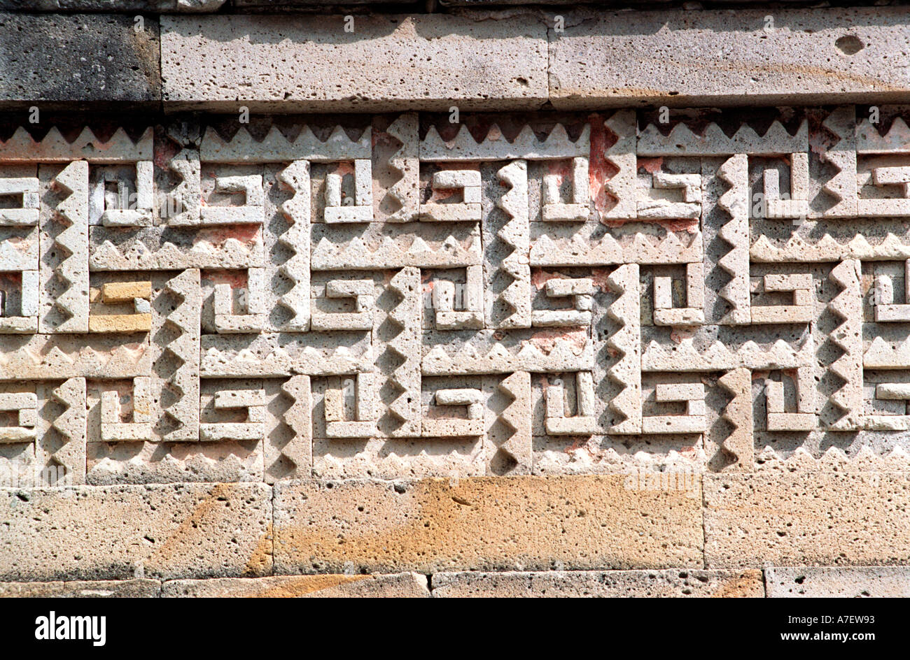 Mexico, Oaxaca, Mitla. Once Zapotec religious center, ruled by Mixtecs ...