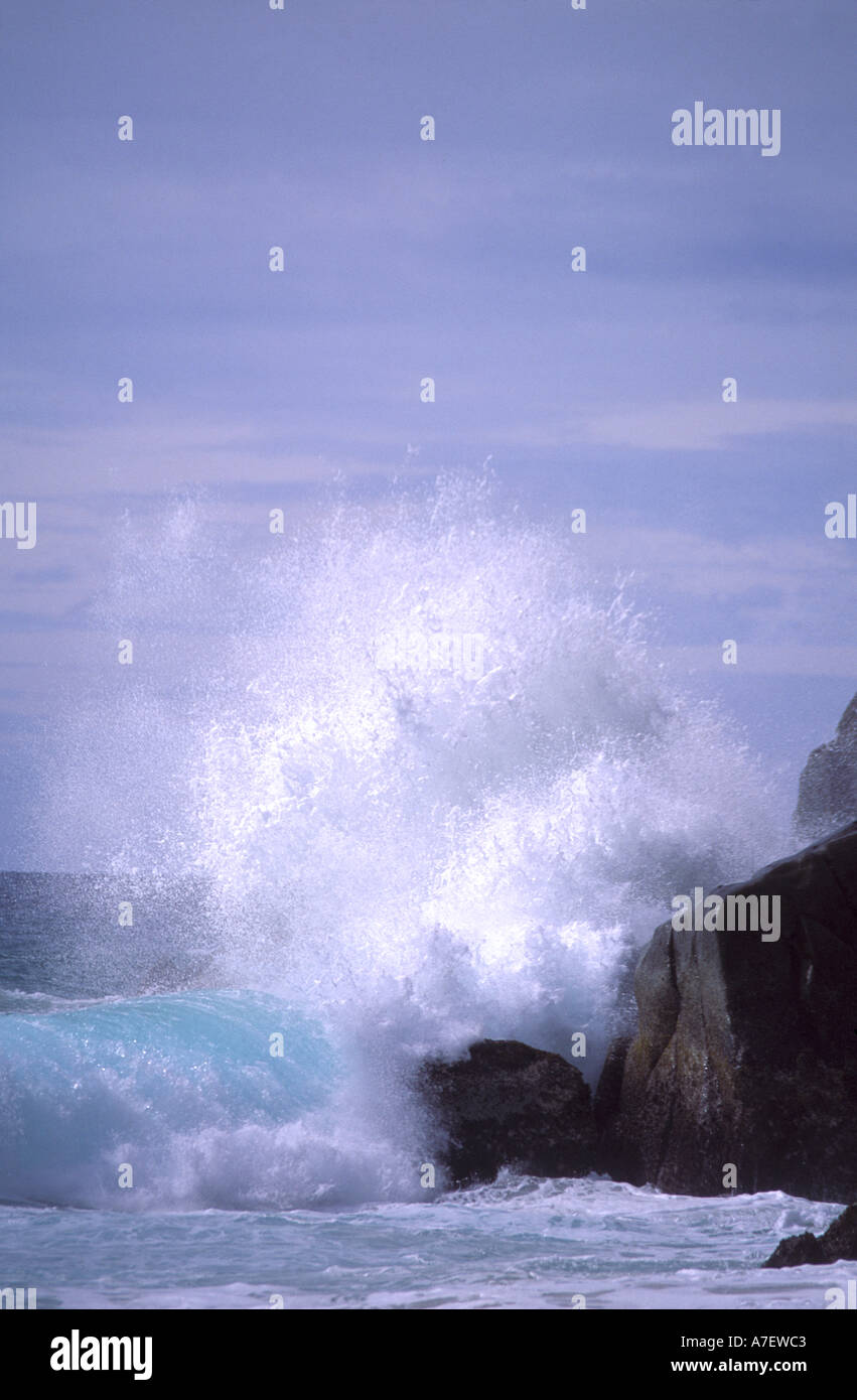 NA, Mexico, Cabo San Lucas, Wave Crashing Stock Photo - Alamy