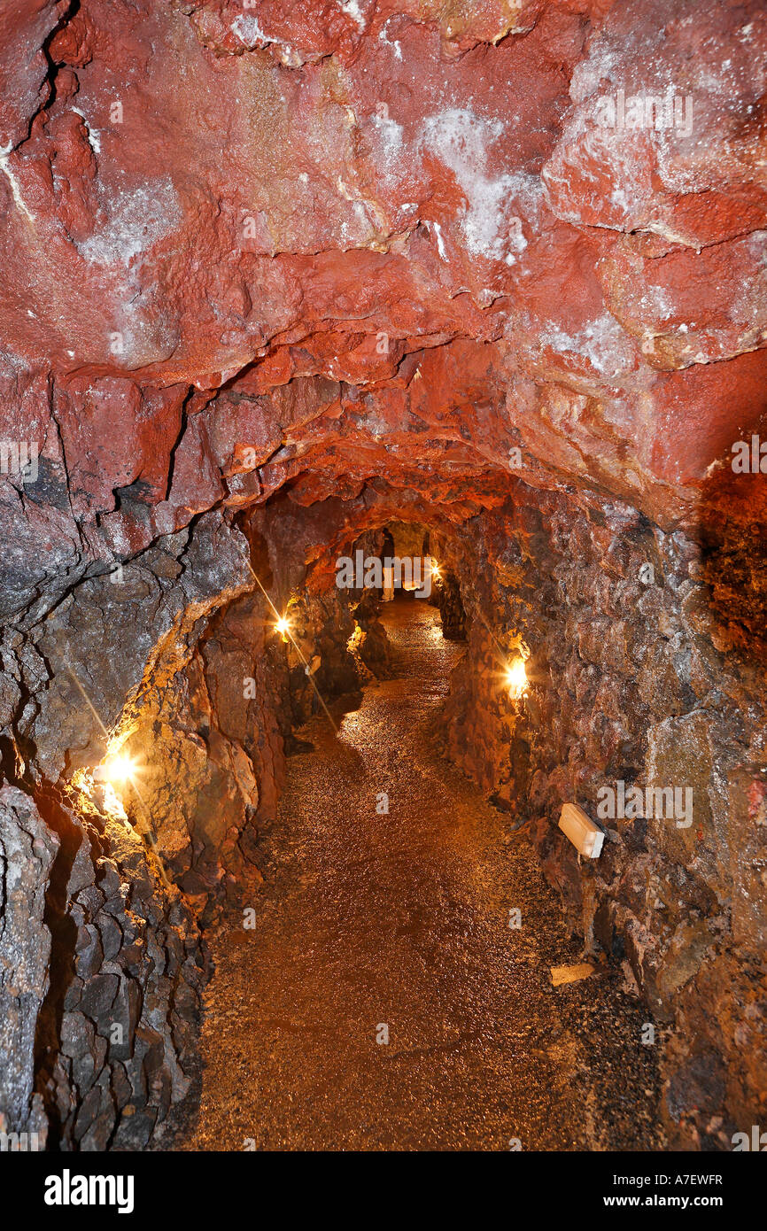 Lava cave , Sao Vicente, Madeira, Portugal Stock Photo - Alamy
