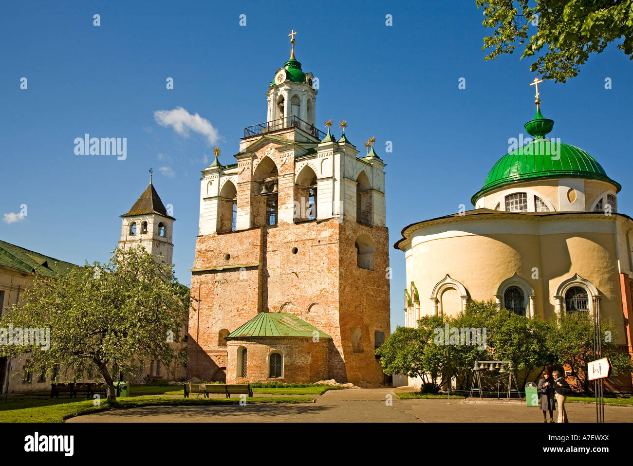 Transfiguration of the Saviour monastery, Yaroslavl, Russia Stock Photo ...