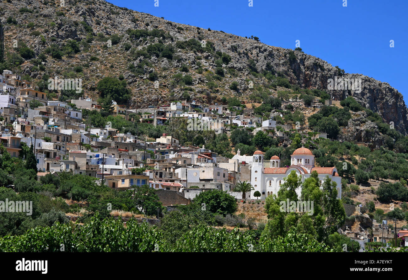 Kritsa Village Crete Greece Stock Photos & Kritsa Village Crete Greece ...