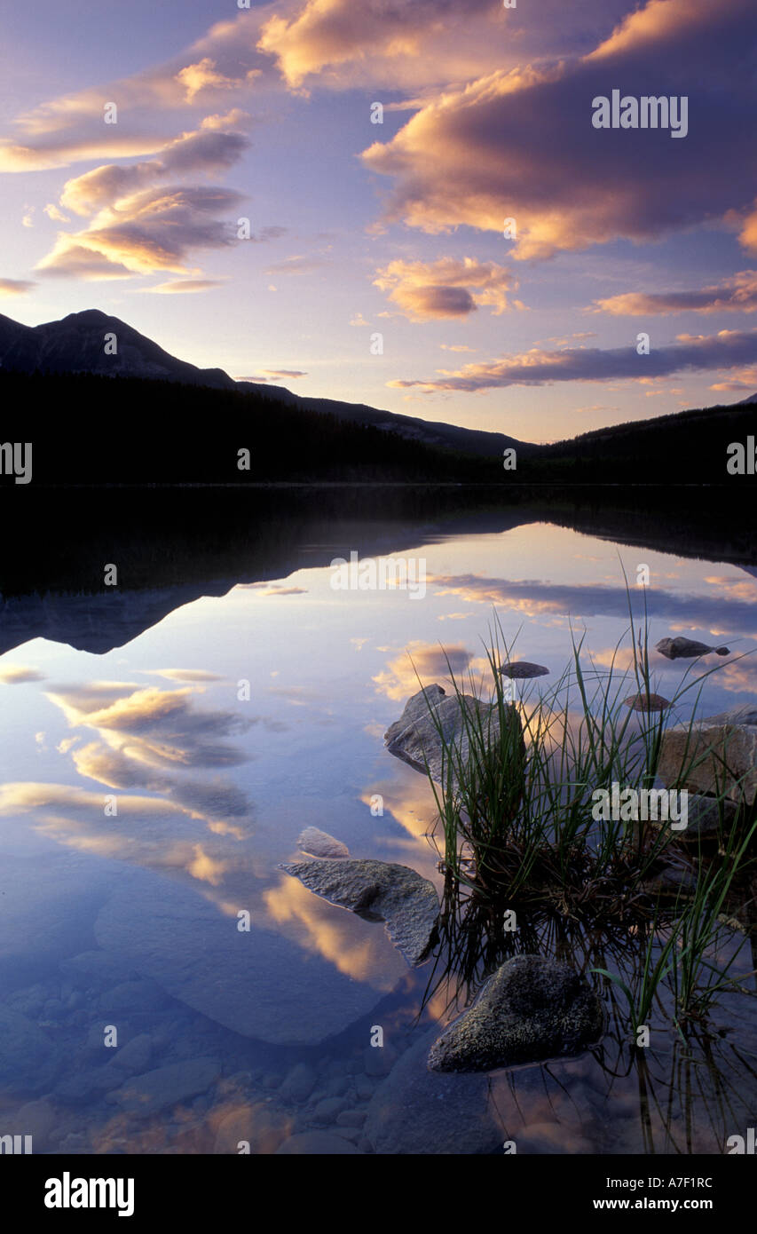 Patricia Lake Jasper National Park Alberta Canada Stock Photo - Alamy