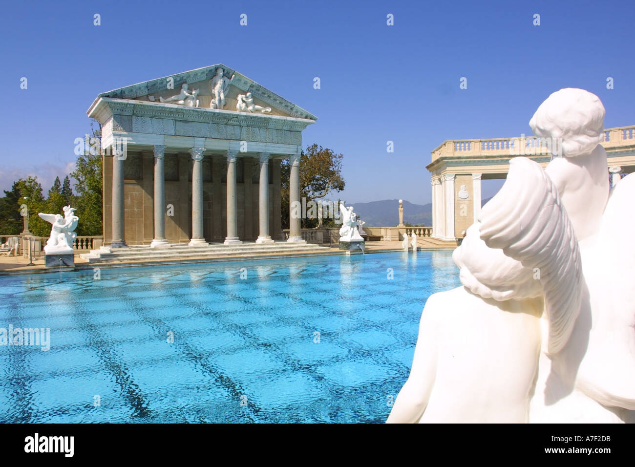 Hearst Castle Neptune Pool Statues