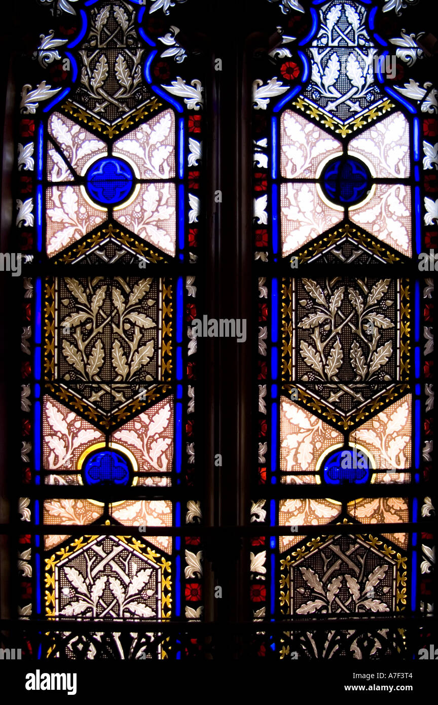 Stock photo of stained glass windows inside Mount Vernon Place United ...