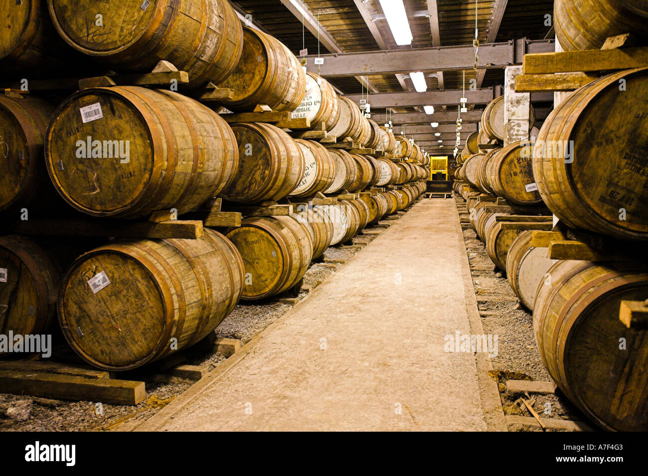 Whisky bonded store Stock Photo - Alamy