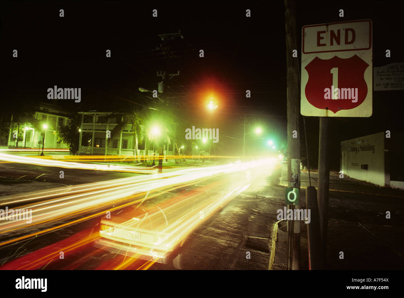 Key west florida end highway hi-res stock photography and images - Alamy