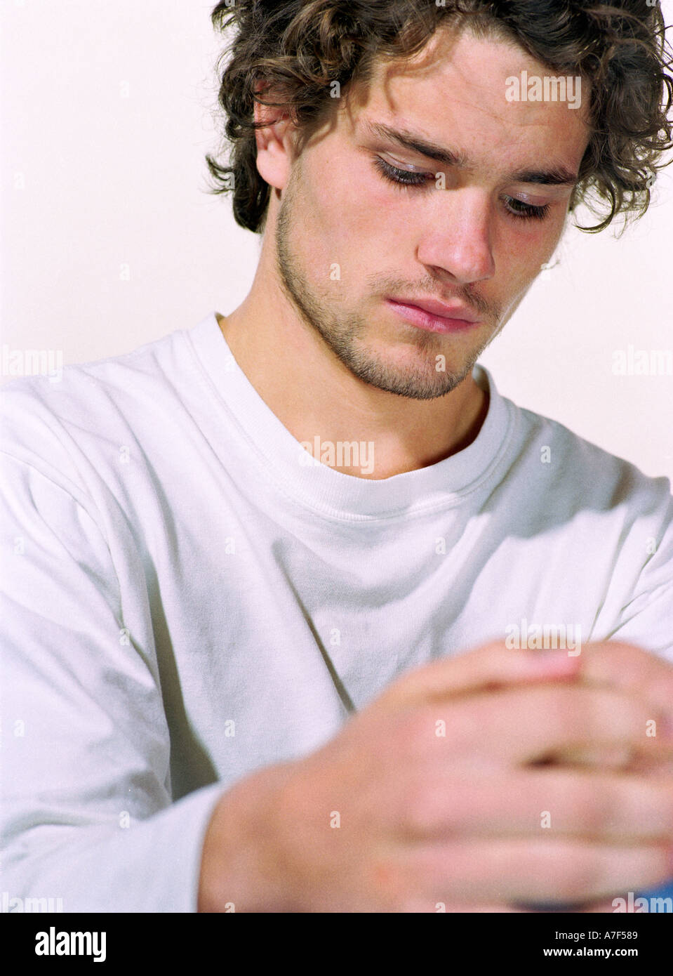 Withdrawn male teen hi-res stock photography and images - Alamy