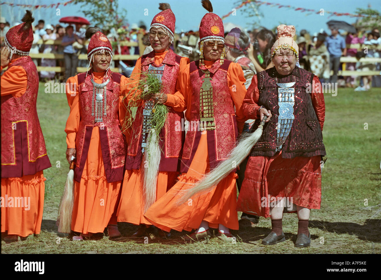 Folk festival of summer, sun and fire in Jakutia Stock Photo - Alamy