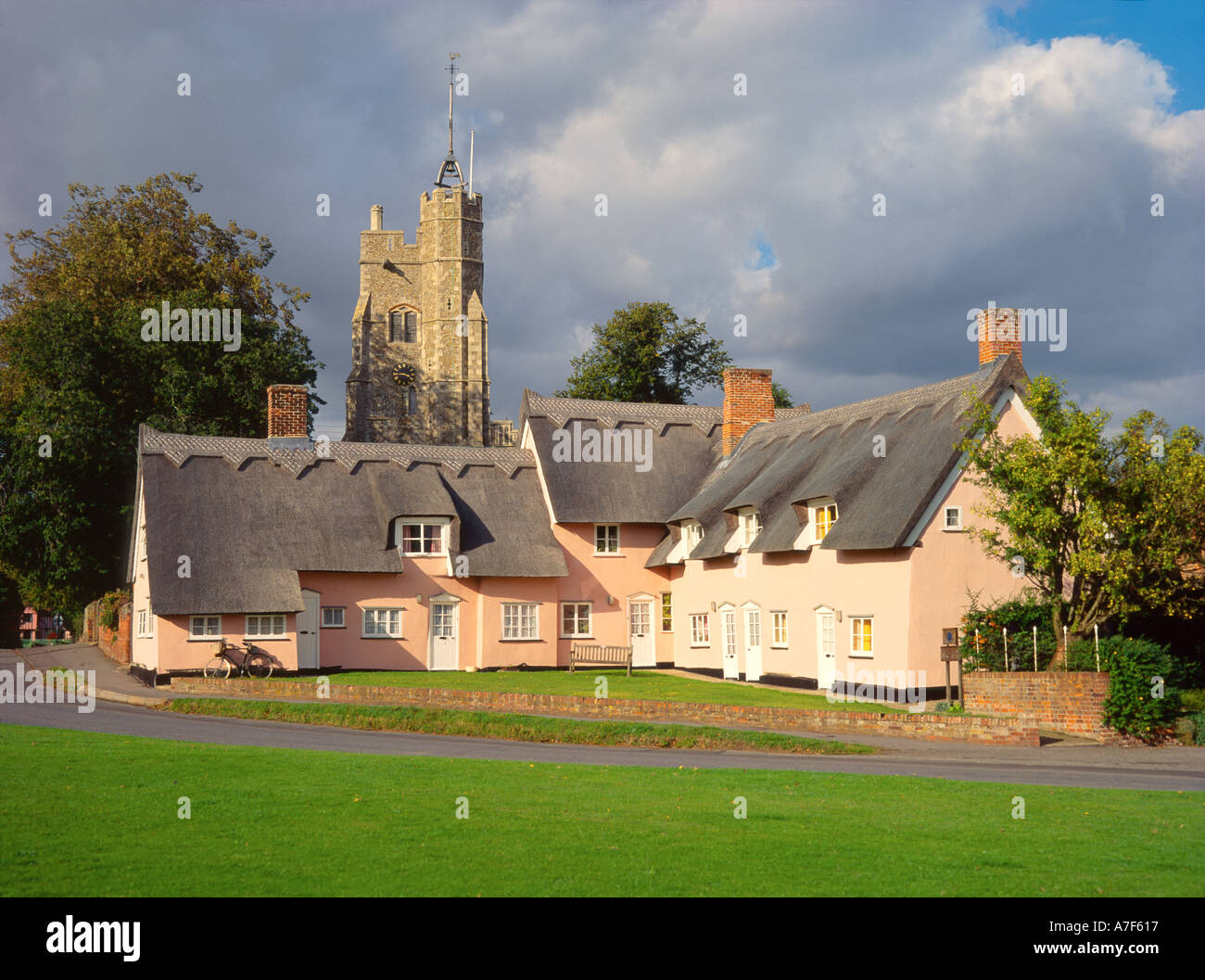 Hyde Park Corner Cavendish Suffolk East Anglia England UK Stock Photo ...