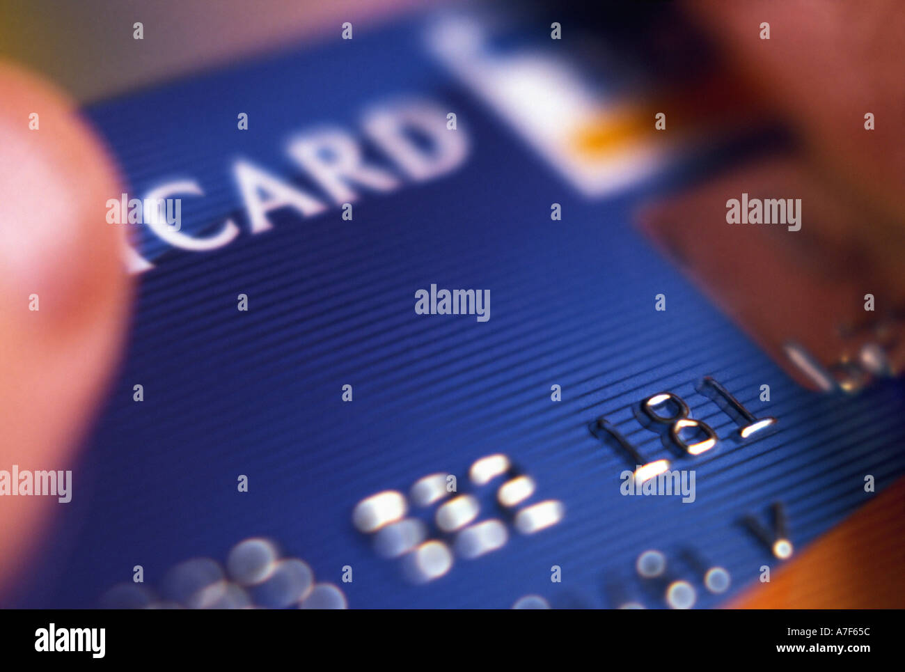 hand holding credit debit bank card Stock Photo - Alamy