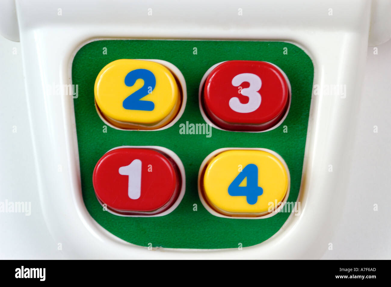Big numbered phone for kids Stock Photo - Alamy