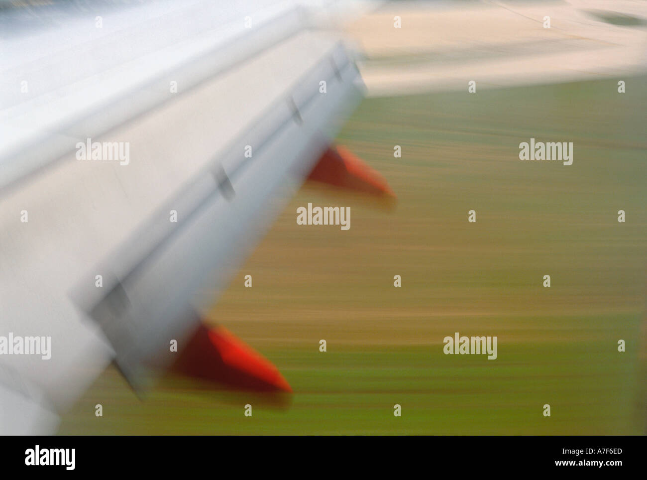 A safe landing of aircraft at airport Stock Photo - Alamy