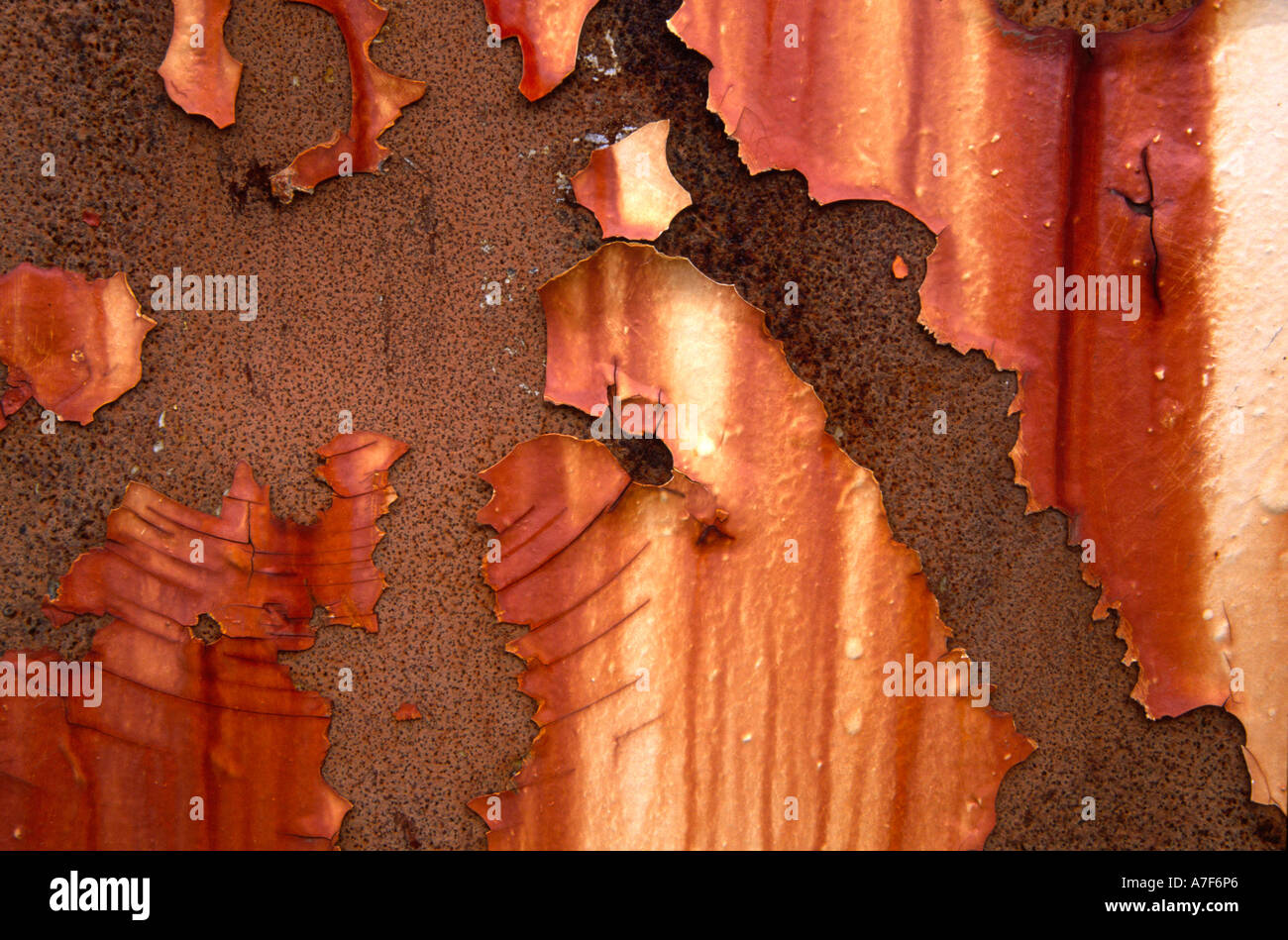 Rust and peeling paint Stock Photo - Alamy