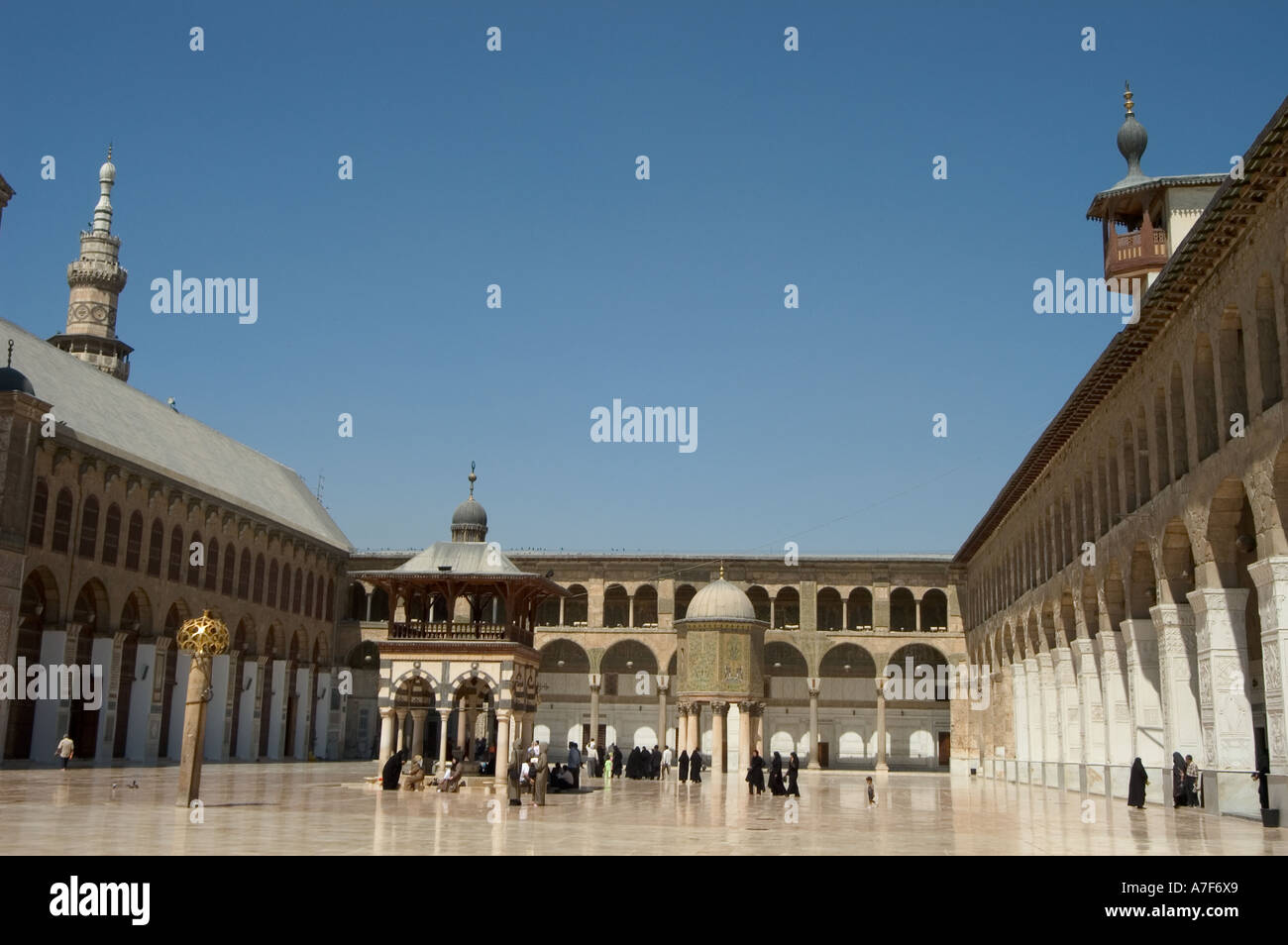Umayyad Mosque Damascus Syria Middle East Stock Photo - Alamy