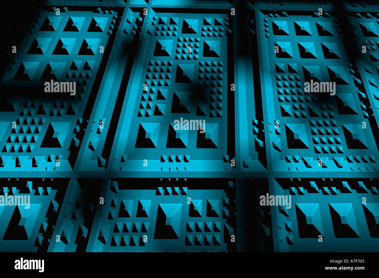 Blue electrical circuit board detail Stock Photo - Alamy