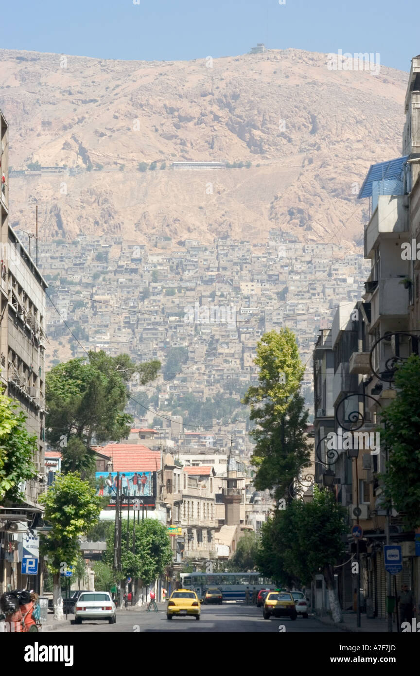 city view of Damascus Syria Middle East Stock Photo - Alamy