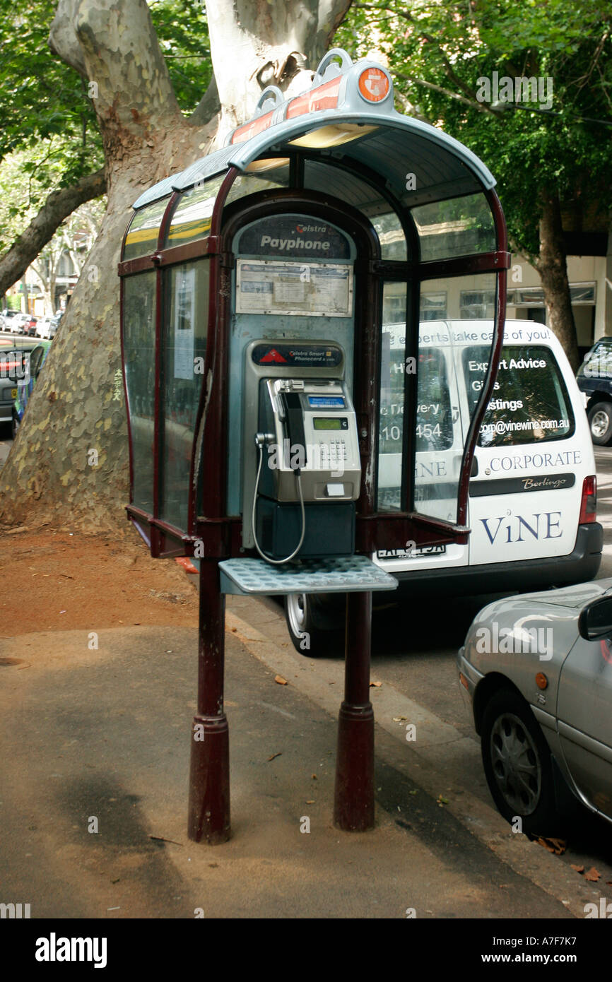 Telephone booth call box public new south wales australia holiday hi ...