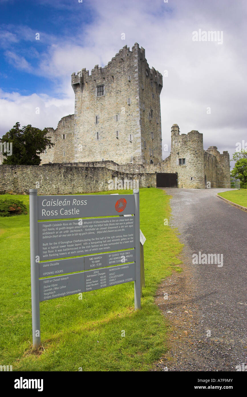 Ross castle ireland restoration hi-res stock photography and images - Alamy