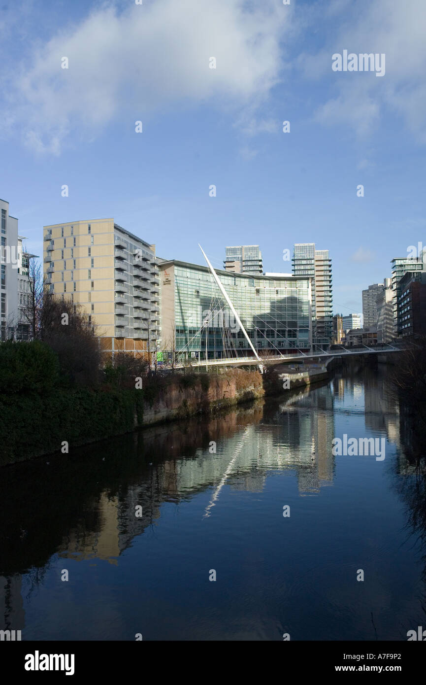 Manchester's new Riverside, North West England, UK Stock Photo - Alamy
