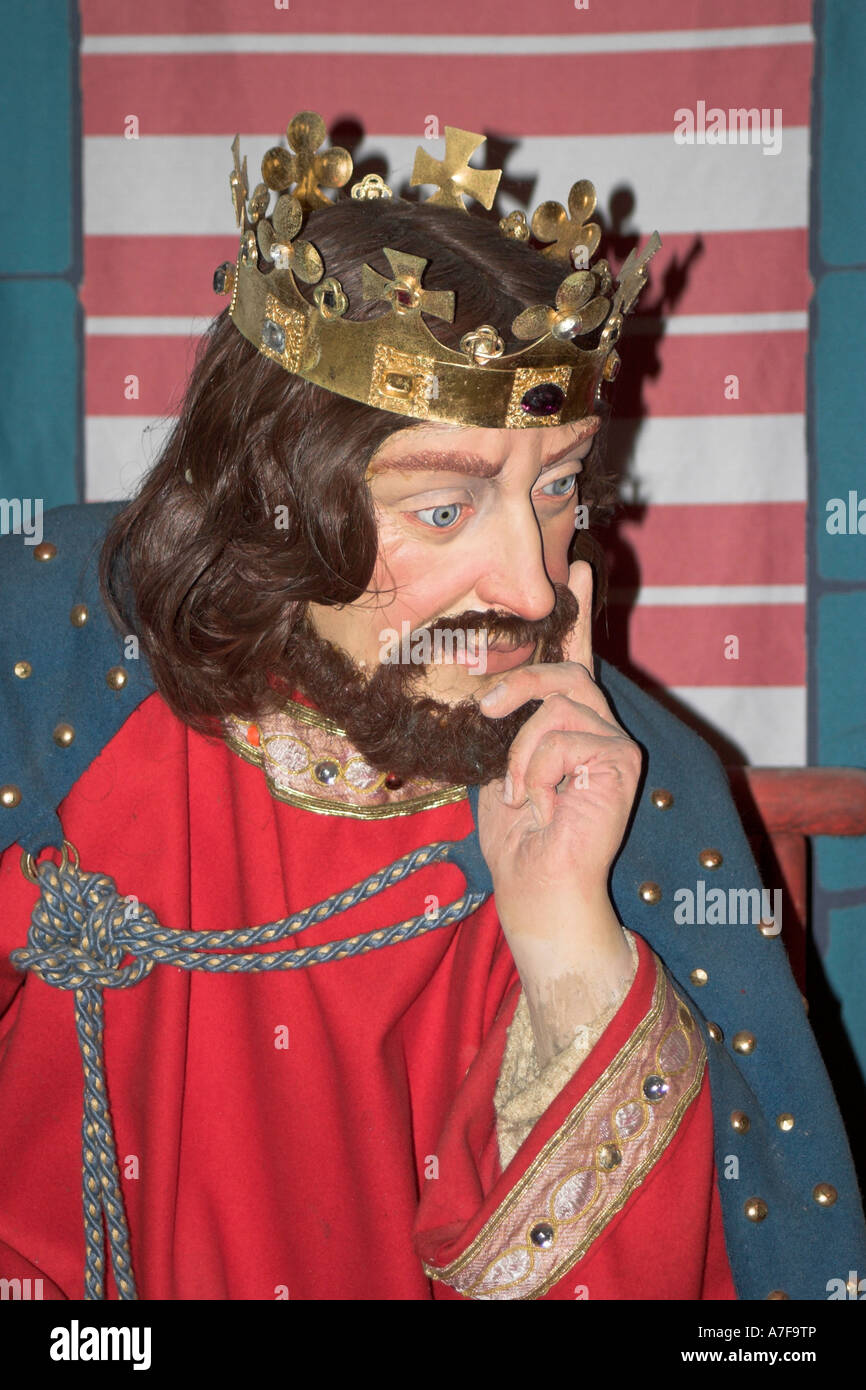 A model of King John at King John s Castle Limerick Stock Photo - Alamy
