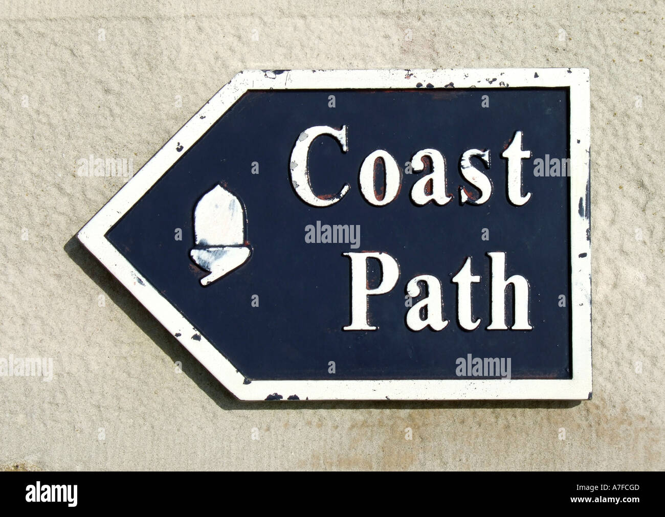 Coastpath sign hi-res stock photography and images - Alamy