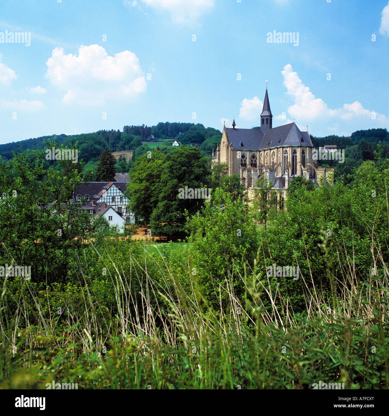 Altenberger Dom in Odenthal, Naturpark Bergisches Land, Nordrhein ...