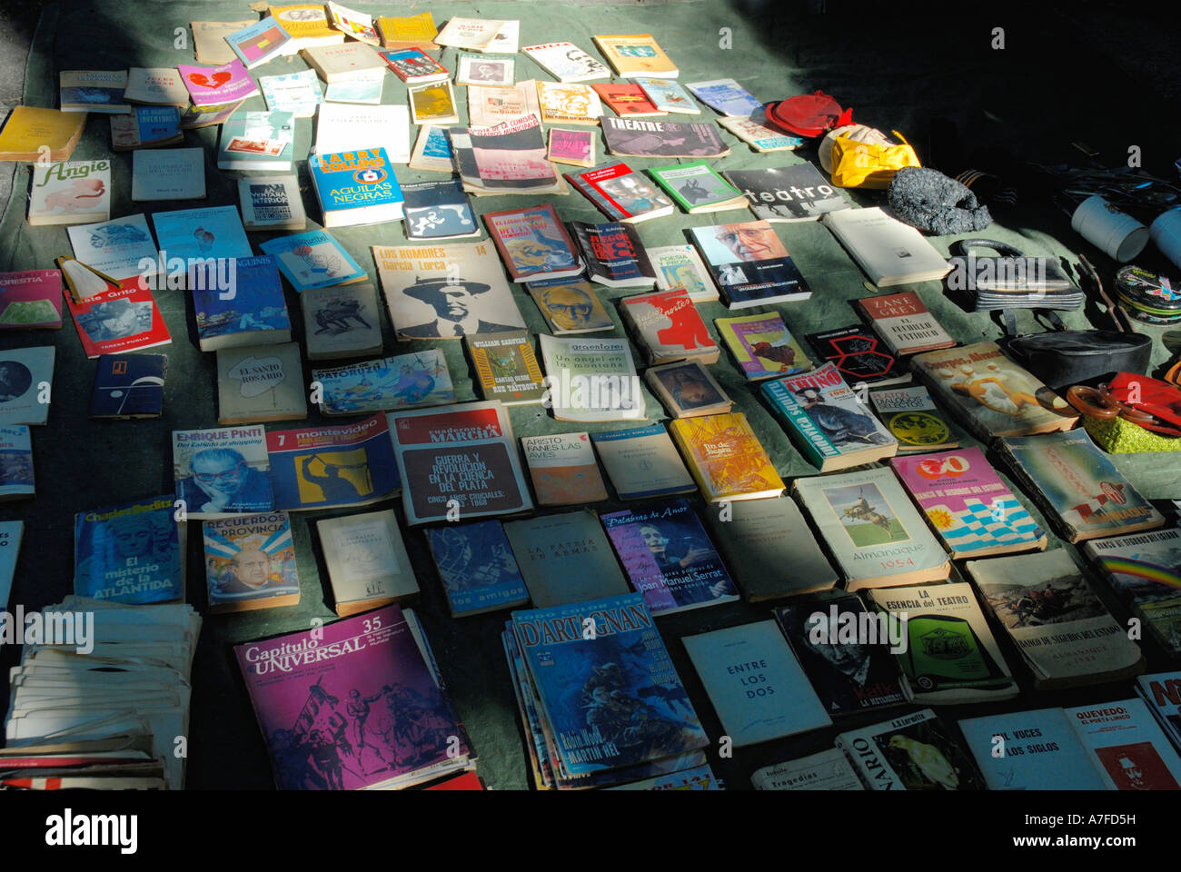Tristan Narvaja Sunday Street Market, Montevideo, Uruguay Stock Photo ...