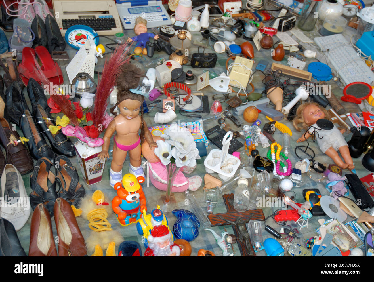 Tristan Narvaja Sunday Street Market, Montevideo, Uruguay Stock Photo ...