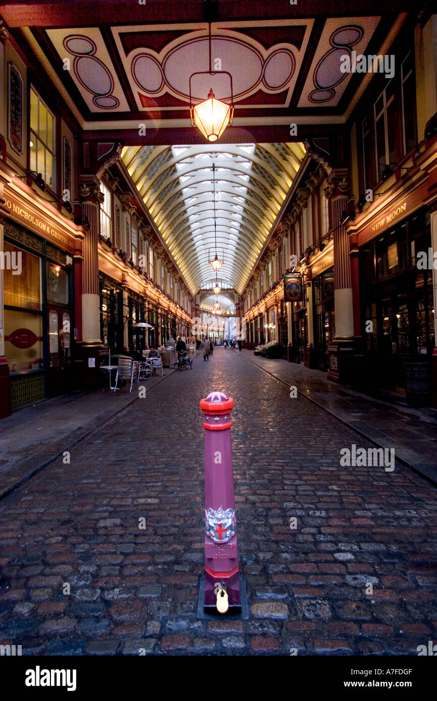 Leadenhall Market City of London this historic wrought iron structure ...