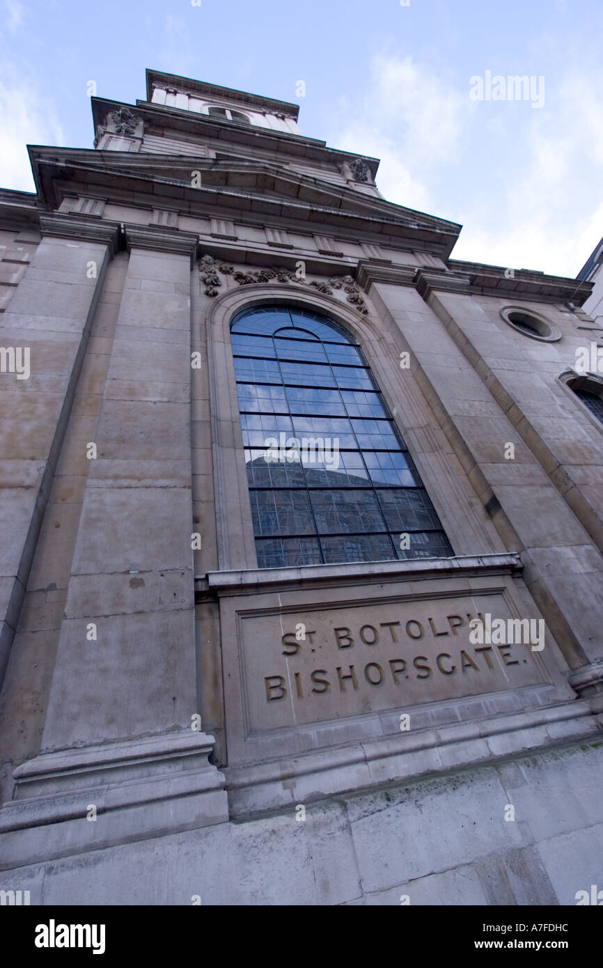 St Botolph Bishopsgate Central London Stock Photo - Alamy