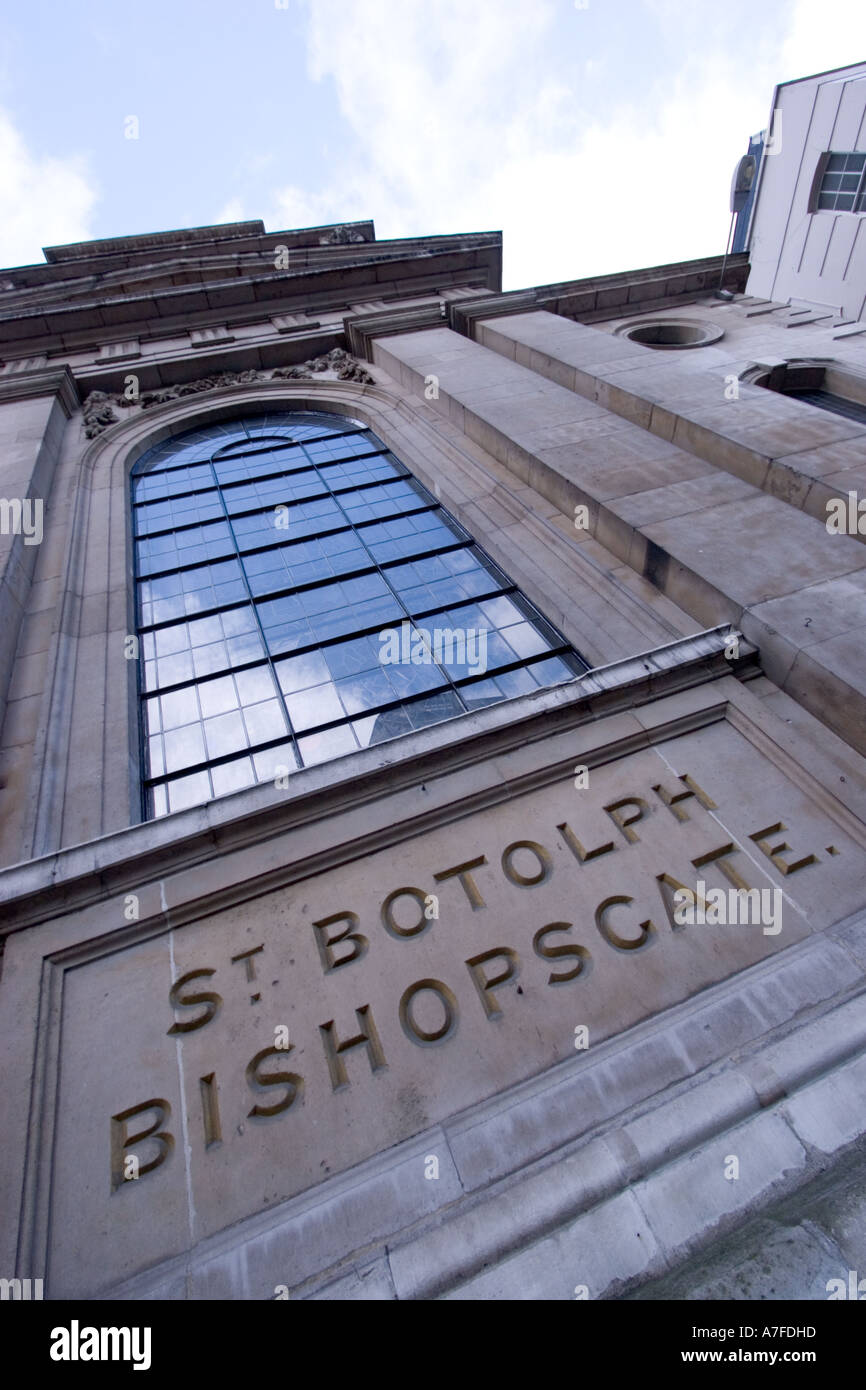 St Botolph Bishopsgate Central London Stock Photo - Alamy
