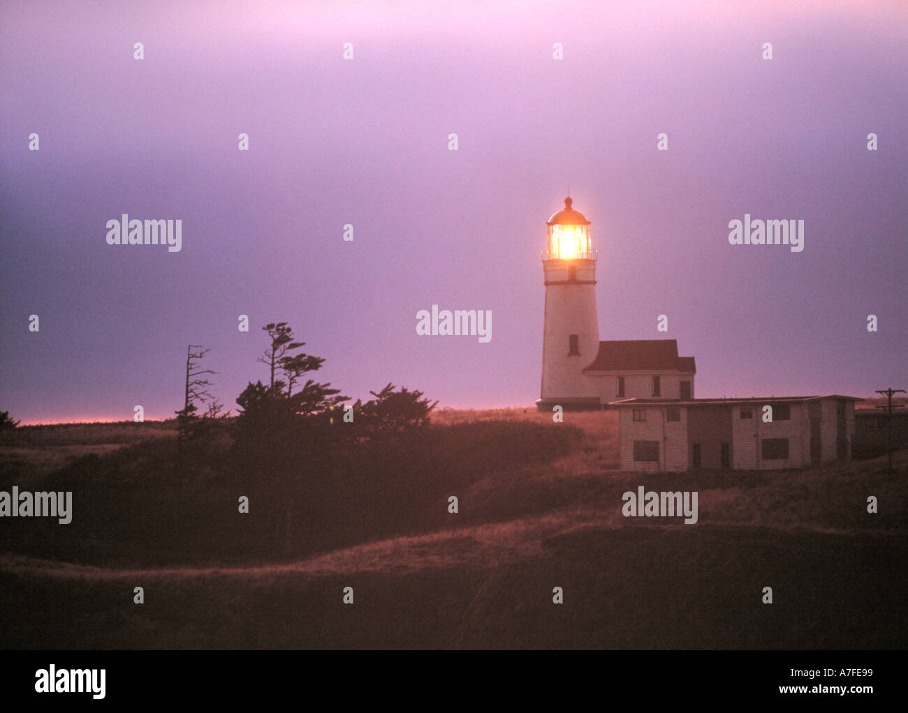 Electric lighthouse at night hi-res stock photography and images - Alamy
