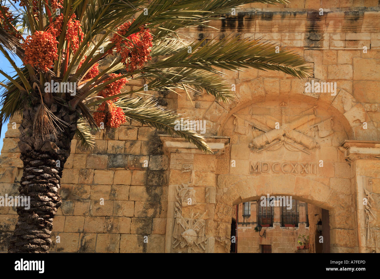 Port of France Vittoriosa Malta Stock Photo - Alamy
