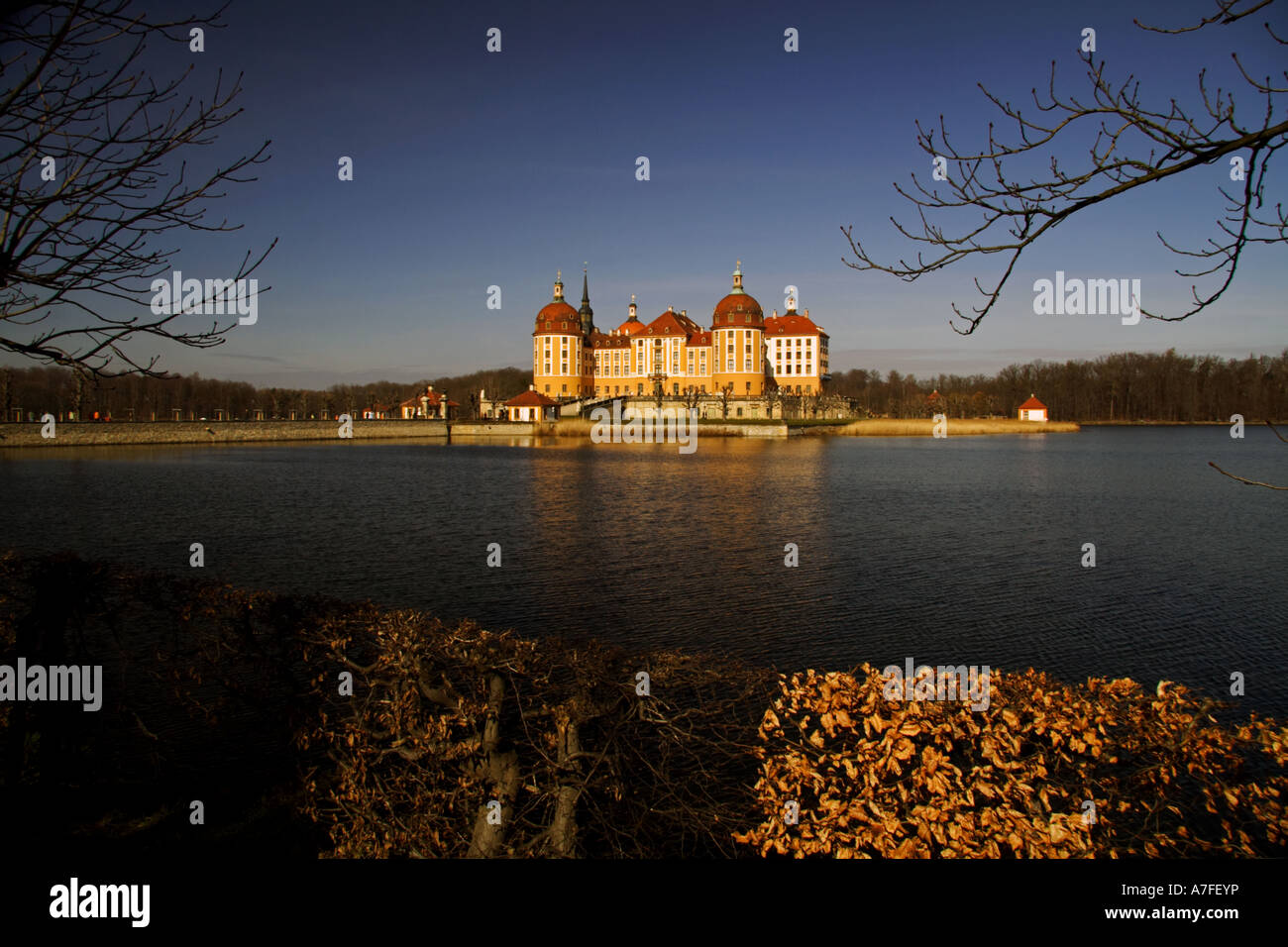 The castle of Moritzburg, Germany Stock Photo - Alamy