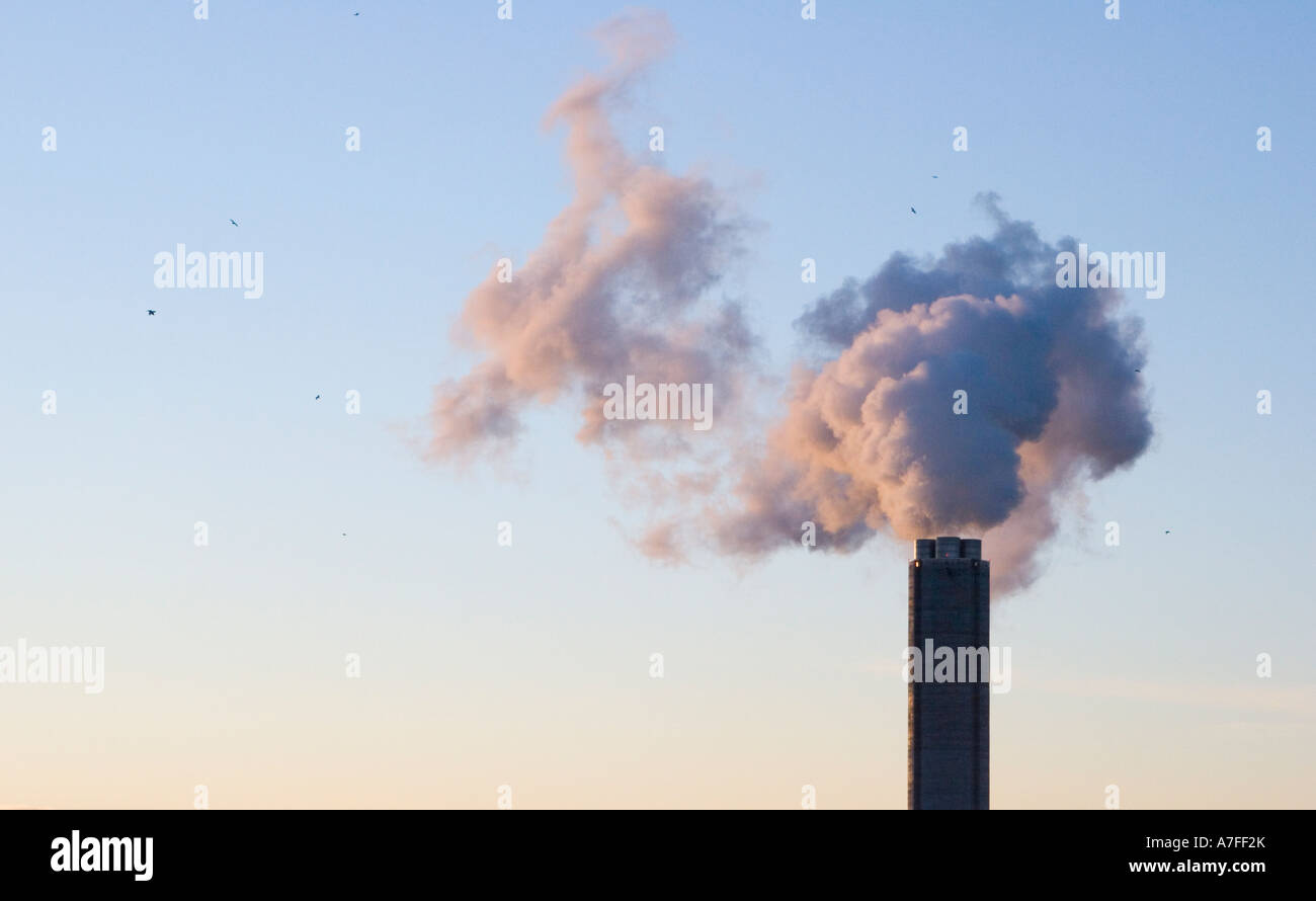 Smoke in the air Stock Photo - Alamy