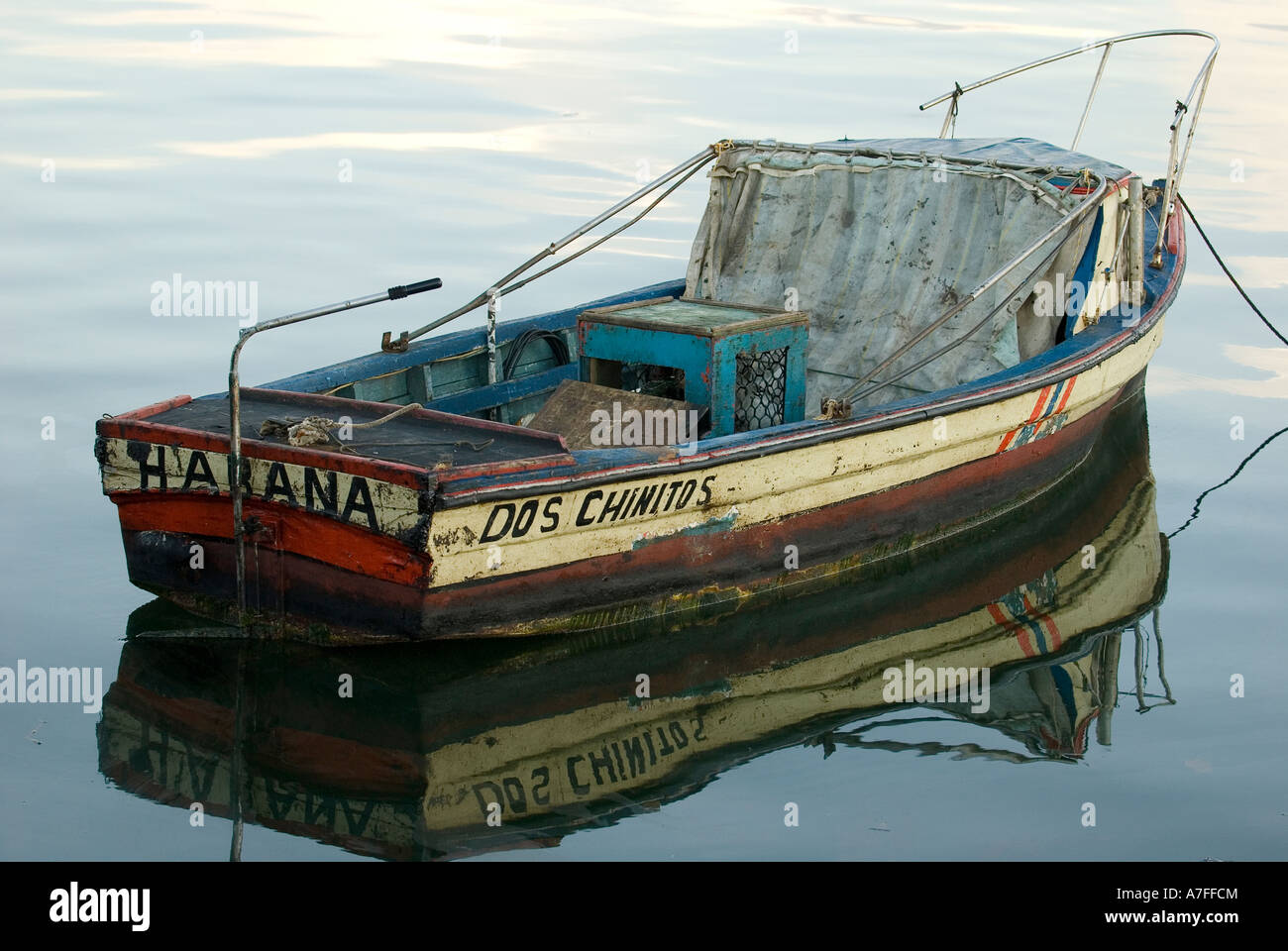 Rowing Boat, Dos Chinitos, Cuba Stock Photo - Alamy