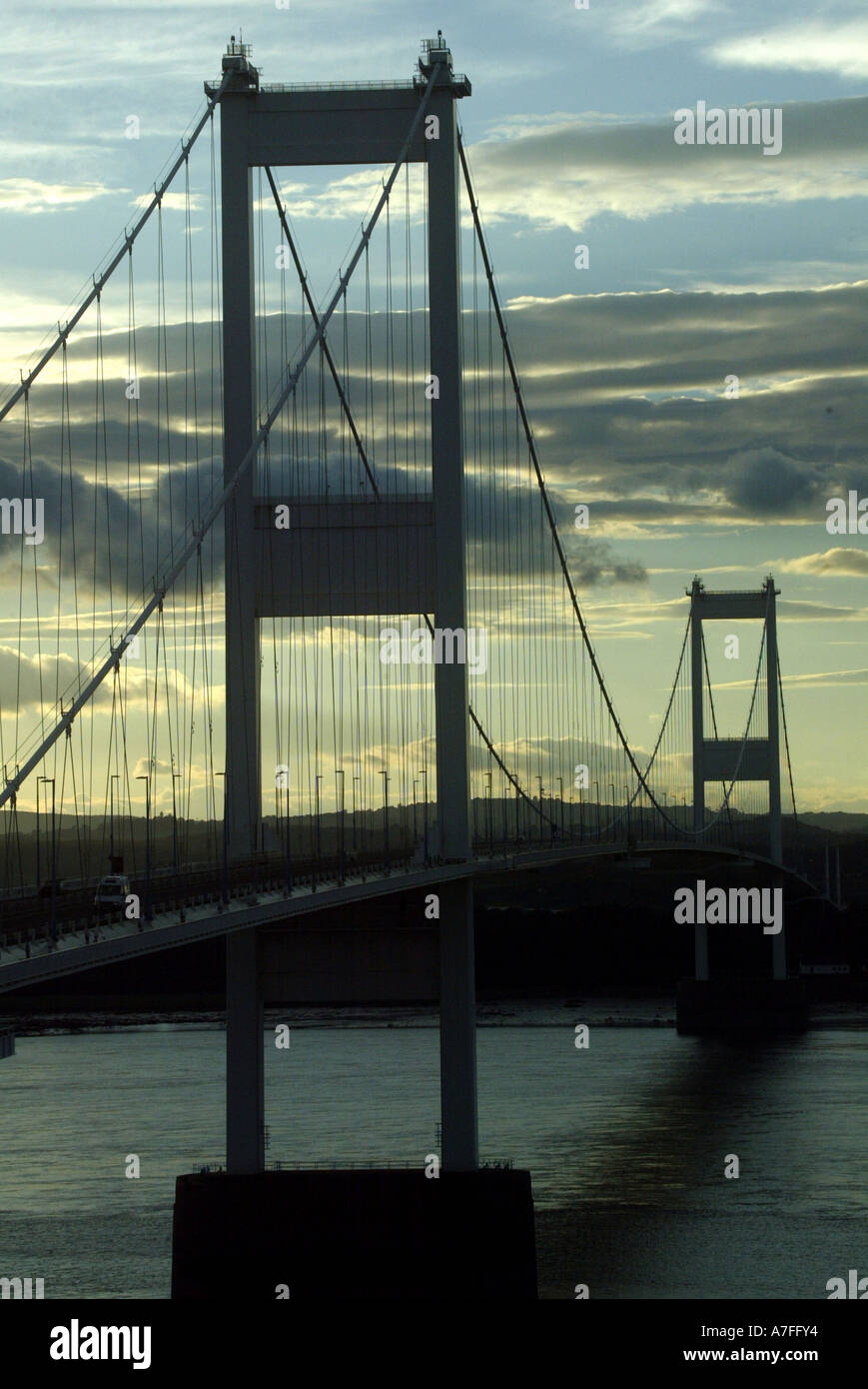 The Severn Bridge linking England and Wales, in 2005. Picture Matt ...