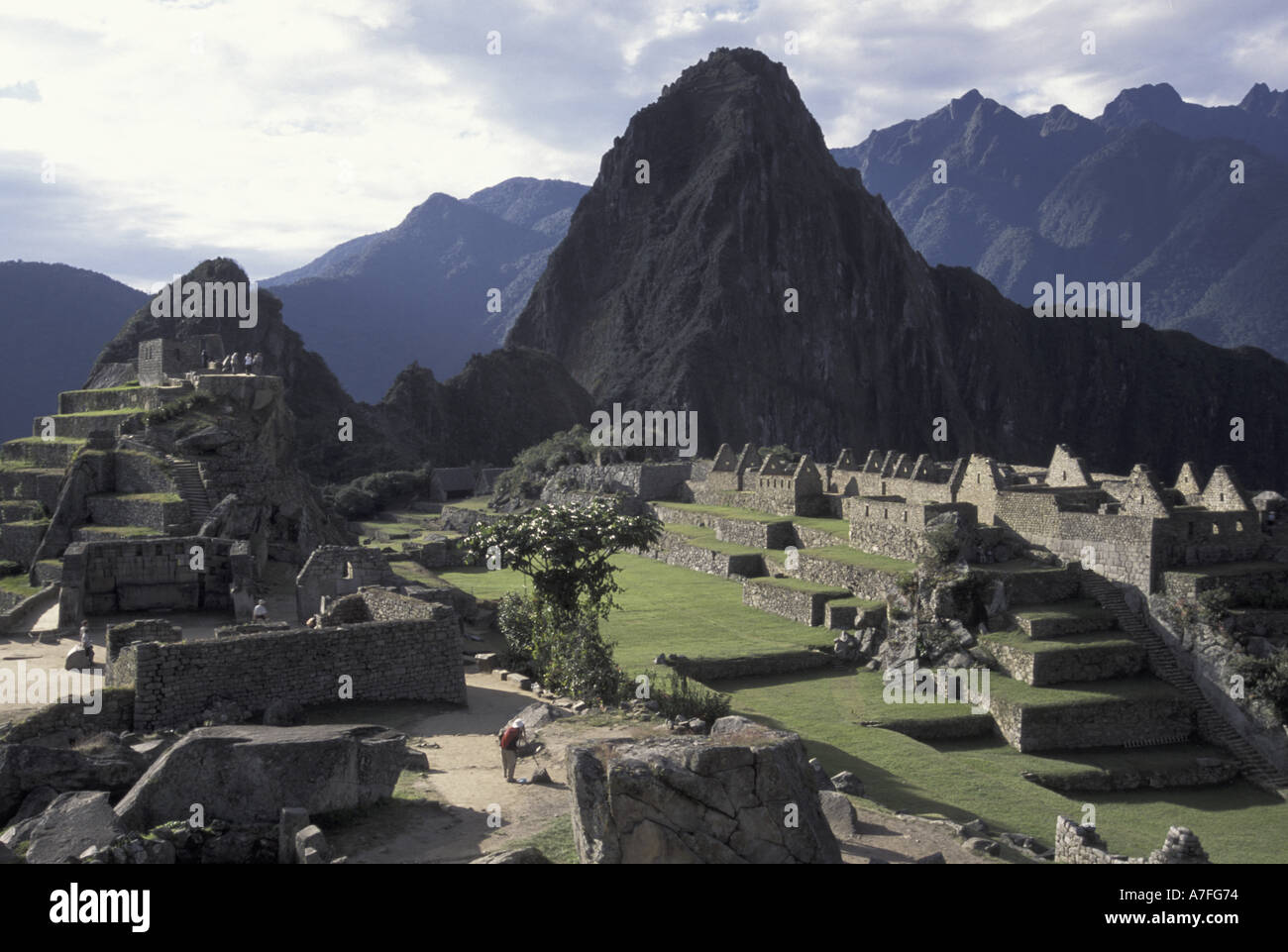 SA, Peru, Machu Picchu Upper southern ruins Stock Photo - Alamy