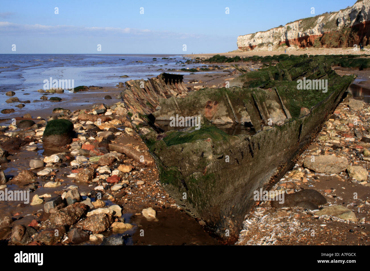 Hunstanton Ship Wreck Stock Photo - Alamy