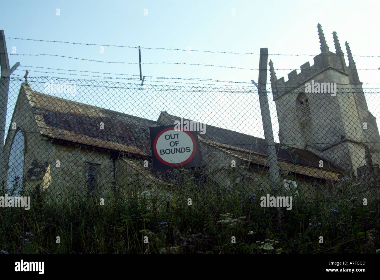 Imber church salisbury plain hi-res stock photography and images - Alamy