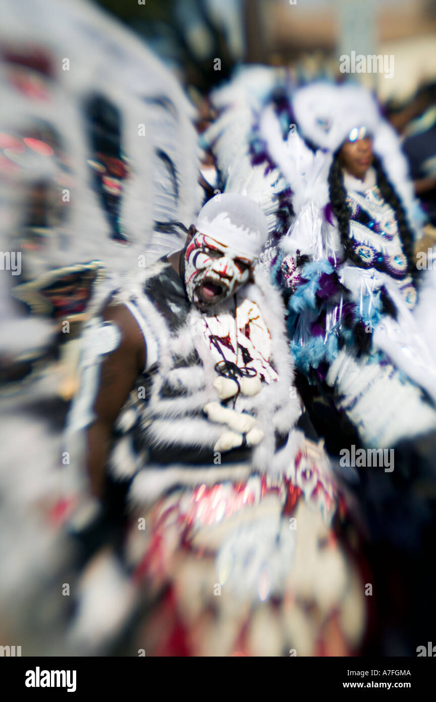 Mardi gras indians parade hi-res stock photography and images - Alamy