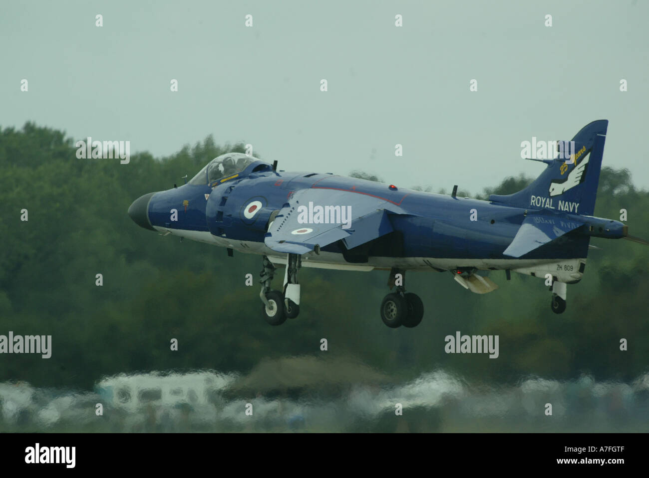 Harrier jet on naval aircraft hi-res stock photography and images - Alamy