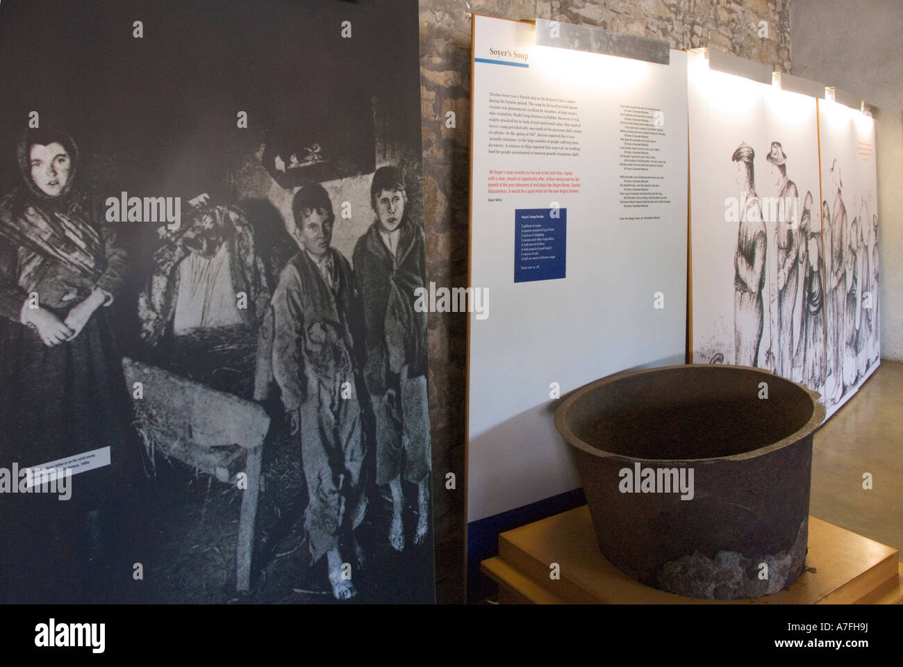 Ireland County Roscommon Strokestown Famine Museum Soyer's Soup Pot ...