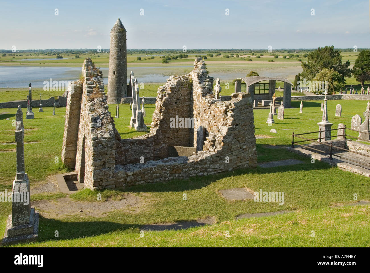 Ireland County Offaly Clonmacnoise Stock Photo - Alamy