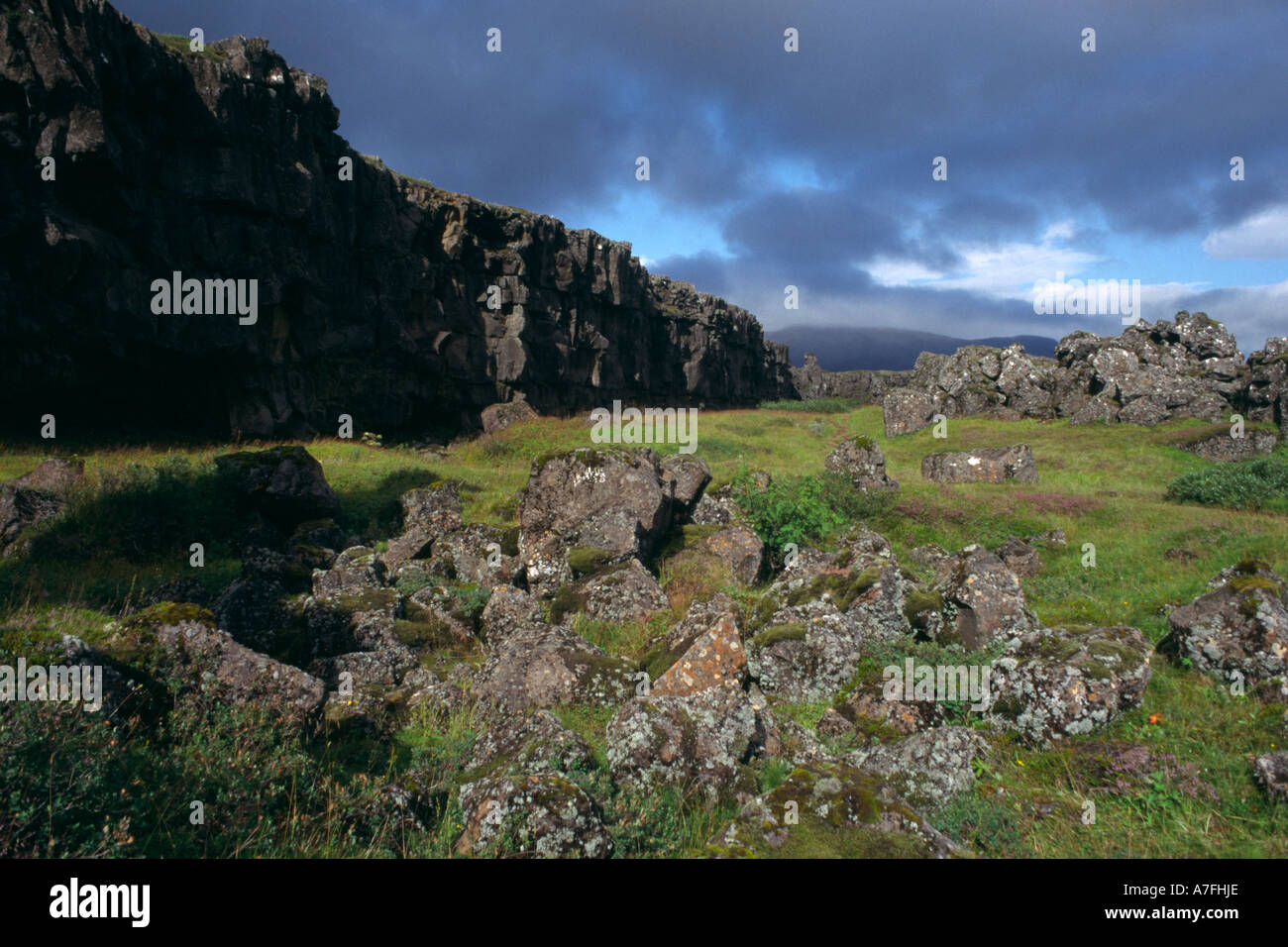 Almannagja fault thingvellir hi-res stock photography and images - Alamy