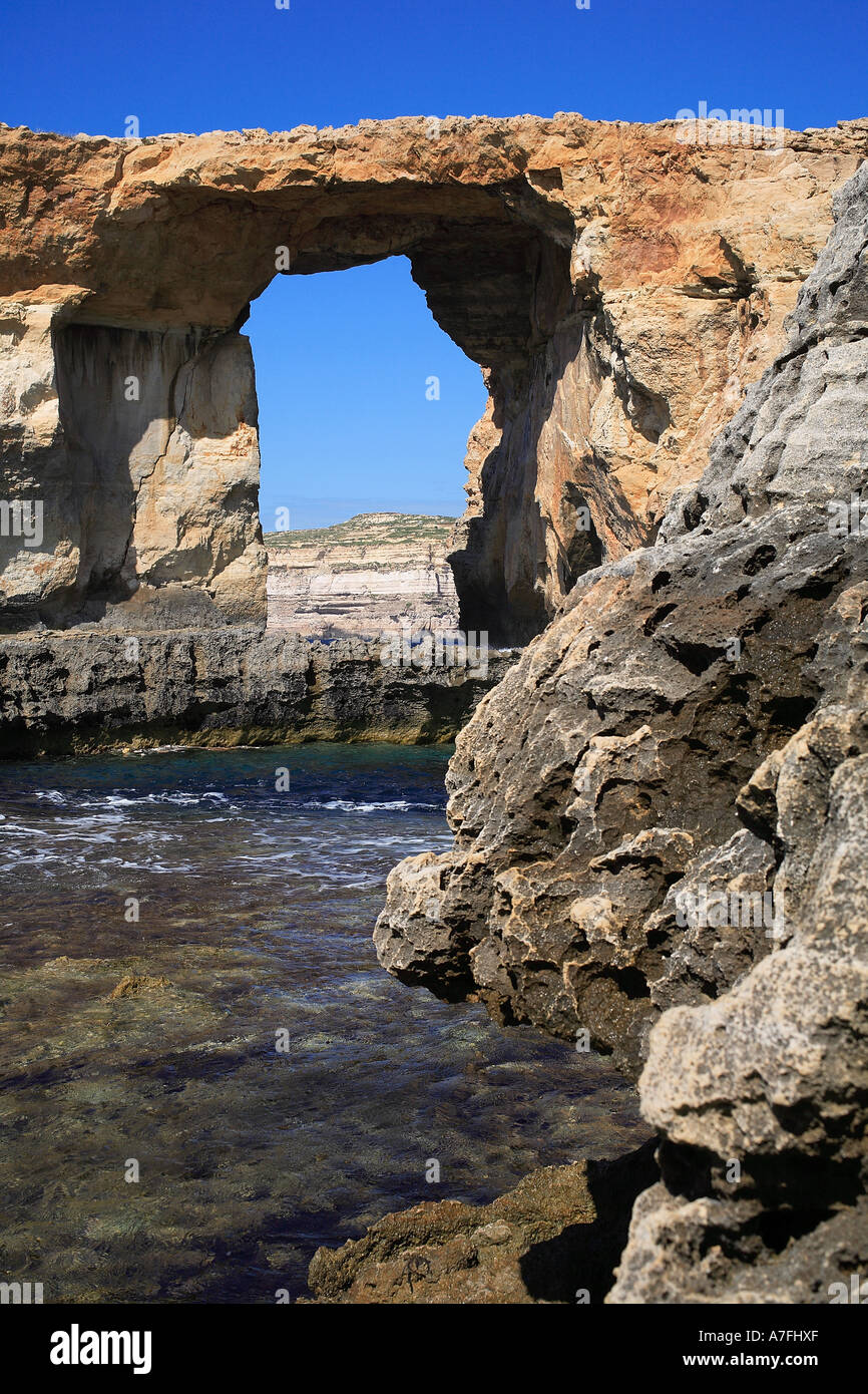 Azure Window Gozo Malta Stock Photo - Alamy