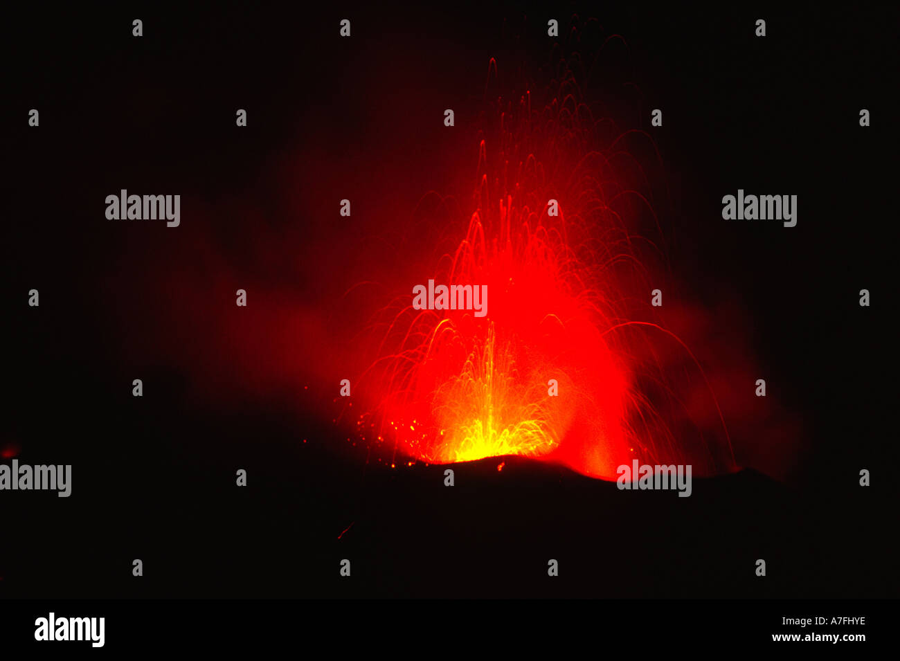 Strombolian fire fountain hi-res stock photography and images - Alamy