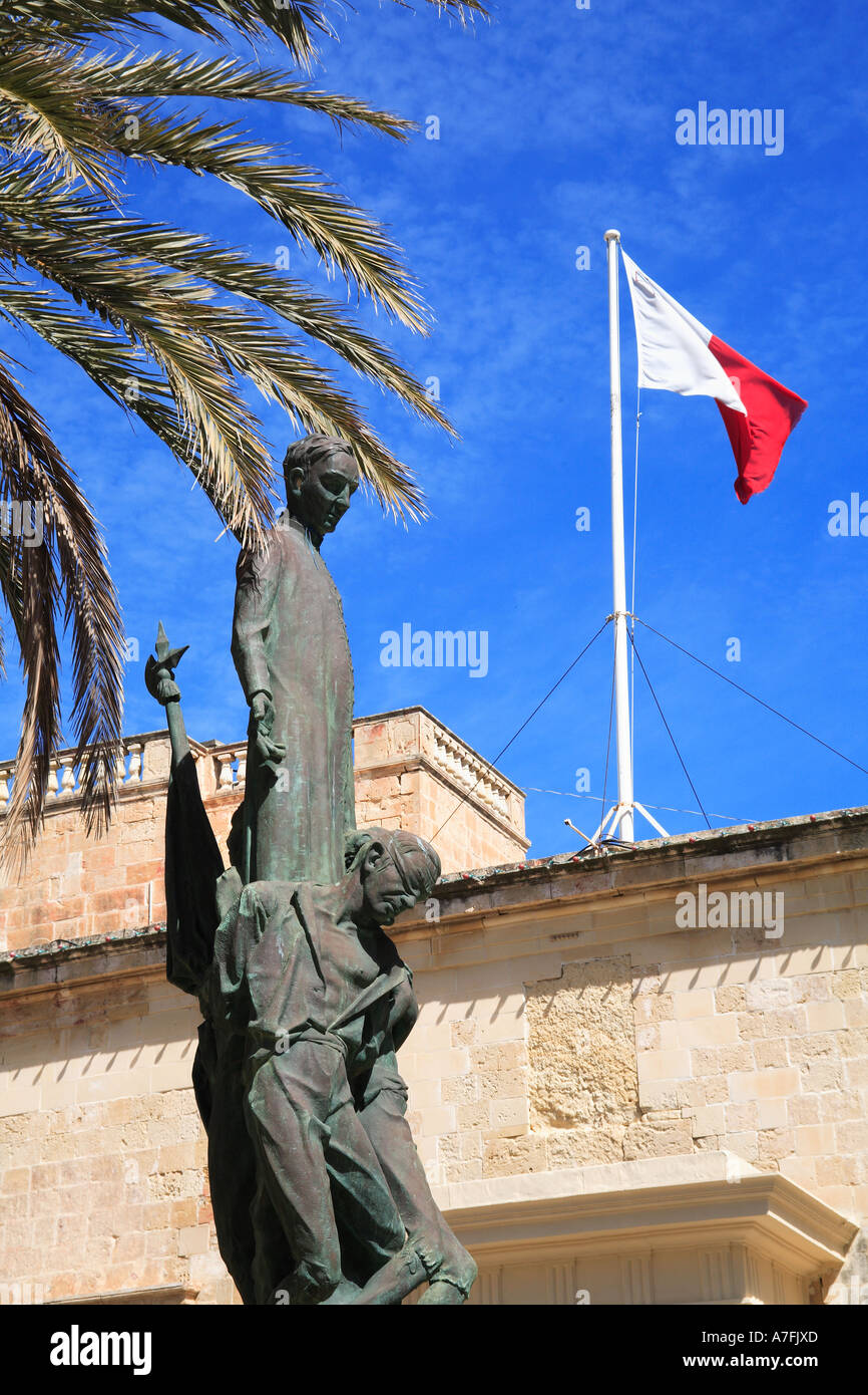 Independence Square Valletta Malta Stock Photo - Alamy