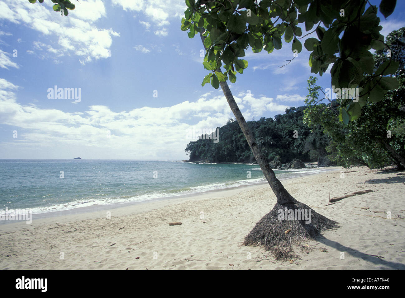 CA, Costa Rica, Manuel Antonio National Park. Park beach area Stock ...