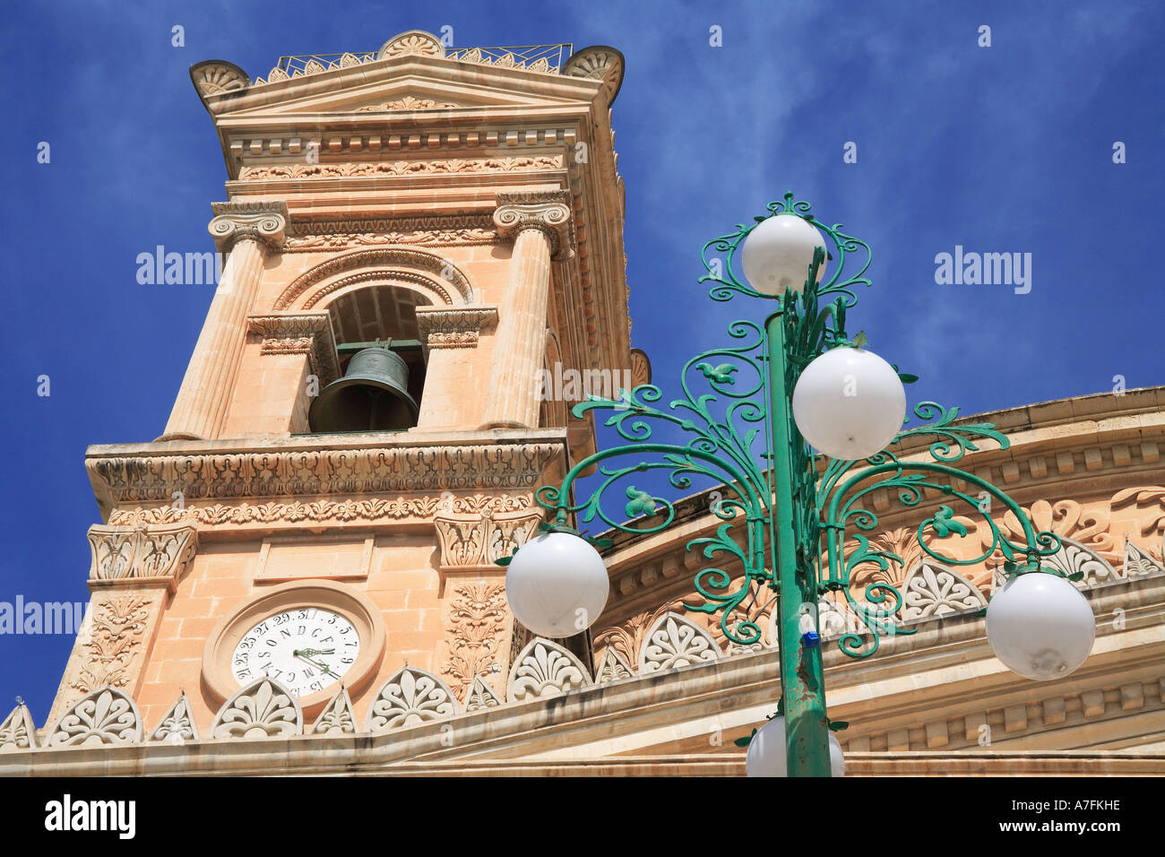 Mosta Church Malta Stock Photo - Alamy